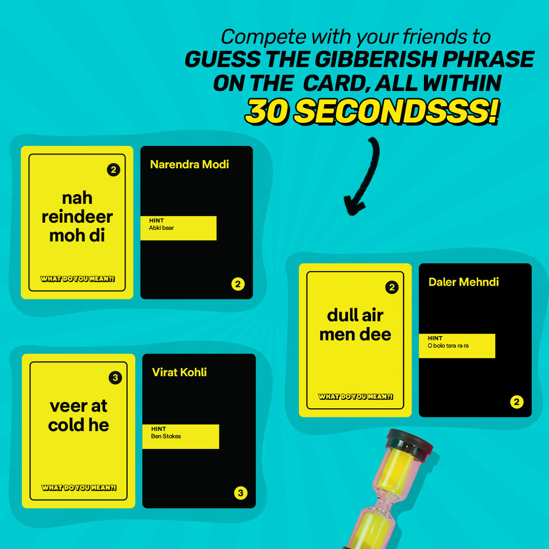 What Do You Mean?! - The Ultimate Guess The Gibberish Party Game – Dring